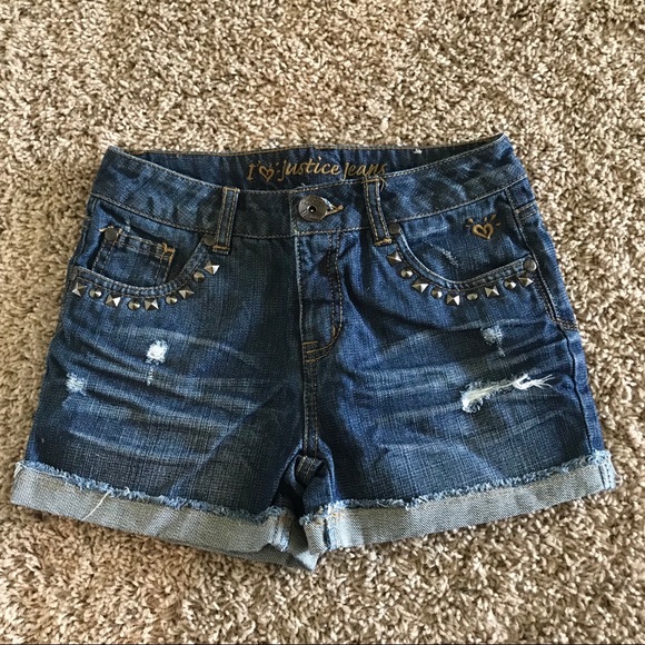 Justice | Bottoms | Justice Jean Shorts Distressed Blue Size 2s Girls ...